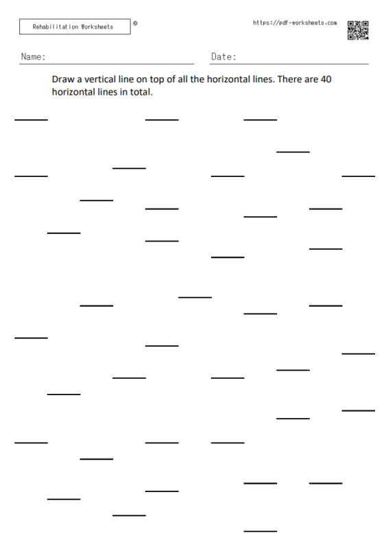 Number cancellation dual task 5×5 (20 sheets) - Rehabilitation Worksheets
