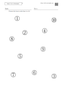 Trail Making Task A 1-10 (10 sheets) | Rehabilitation Worksheets
