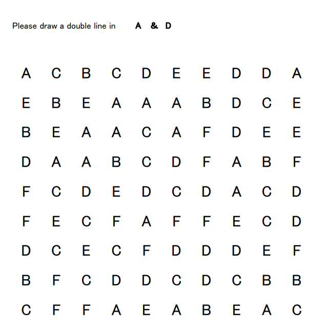 Task to connect the same symbol with a line 10 (10 Sheets ...
