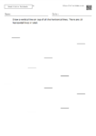 Line Crossing Task | Rehabilitation Worksheets