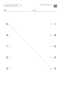 Mental Rotation Task for Numbers (12 sheets) - Rehabilitation Worksheets