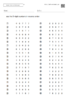 6-Digit Span Task Backward (5 sheets) | Rehabilitation Worksheets