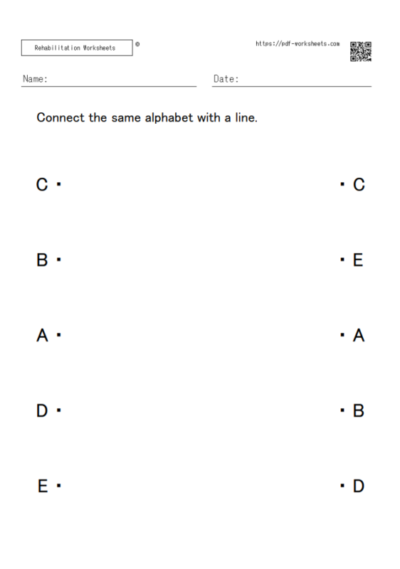Stroop Task 10×10 (20 sheets) - Rehabilitation Worksheets