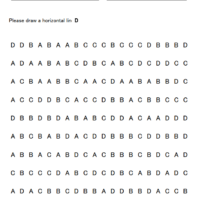 Symbol Cancellation Task - Rehabilitation Worksheets