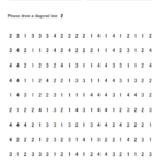 Symbol Cancellation Task - Rehabilitation Worksheets