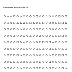 Symbol Cancellation Task Target 3 10×10 (20 sheets)-Rehabilitation ...