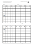 100 square calculation addition (20 sheets) - Rehabilitation Worksheets