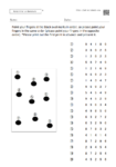 Tapping span task 4 digits (10 sheets) | Rehabilitation Worksheets
