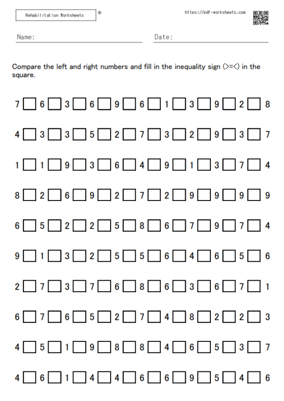 The task to write the inequality 20×10 (20 sheets) | Rehabilitation ...