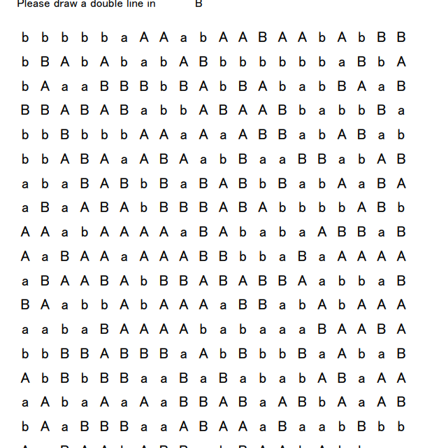 Alphabet Cancellation Task Target 2 10×20 (20 sheets) - Rehabilitation ...