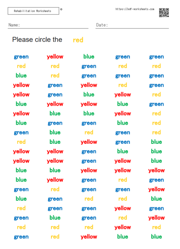 The task of erasing letters without being confused by colors 20×5 ...